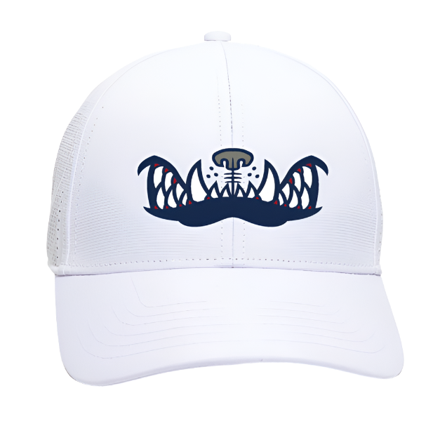 White Adult Teeth Hat – Mahoning Valley Scrappers Official Store