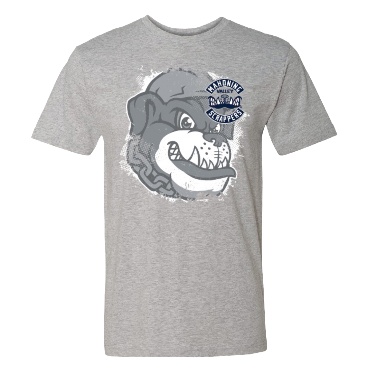 Mahoning Valley Scrappers Vintage Heather Gray T-Shirt – Mahoning ...